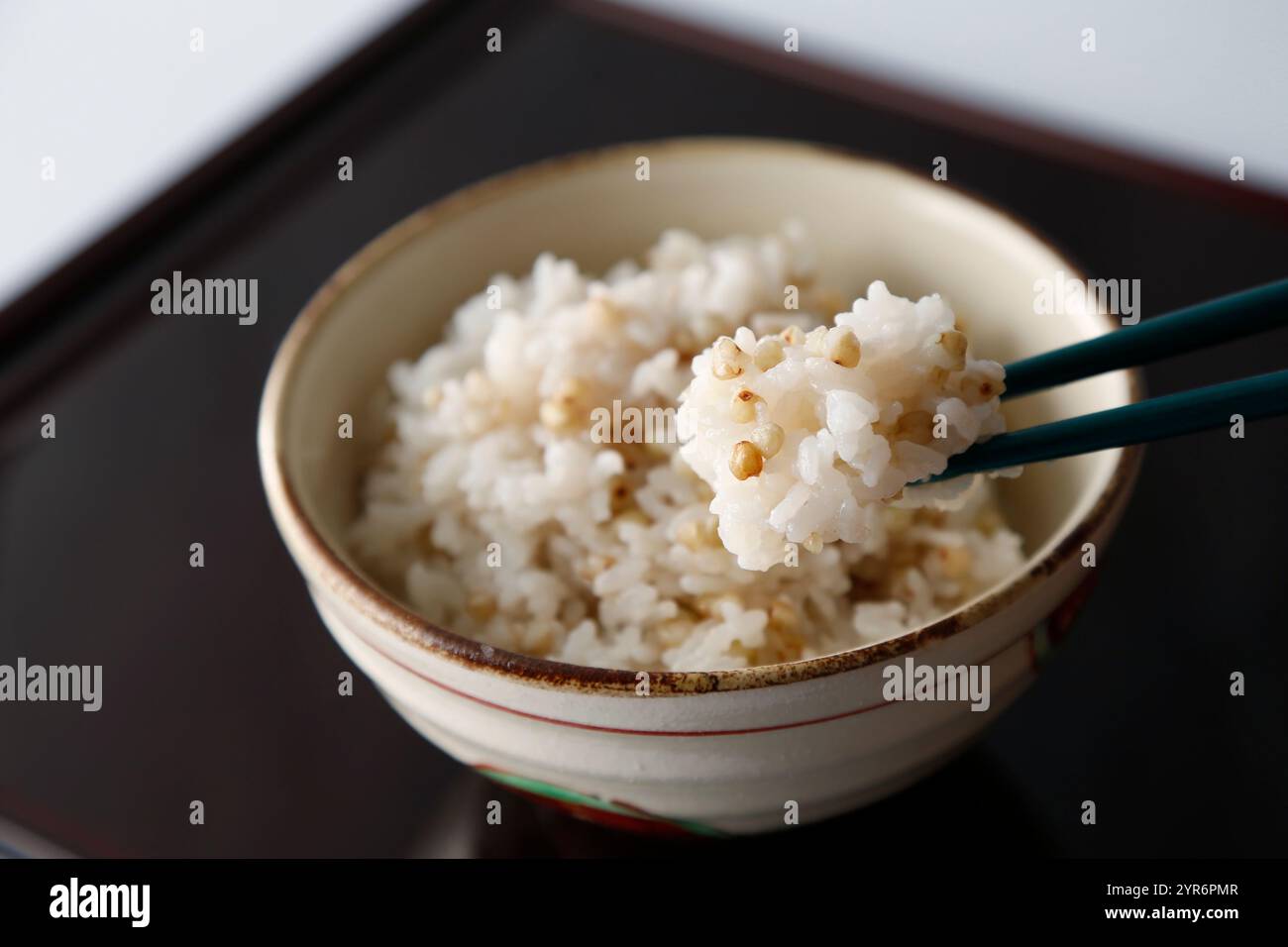 Rice with Soba Seeds Stock Photo - Alamy
