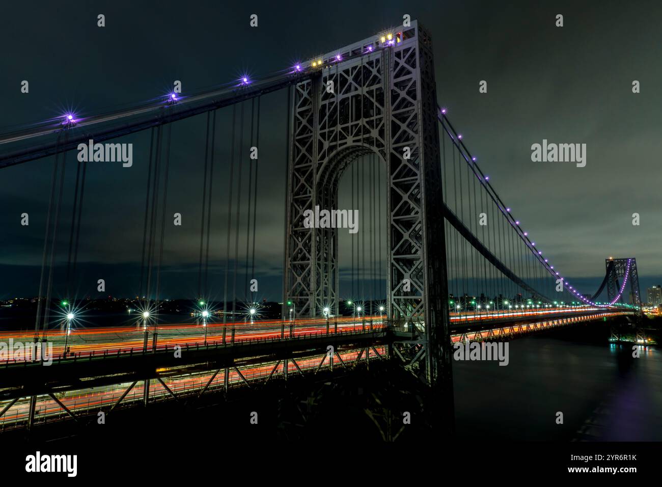 OCTOBER 2021, NY, NY, USA -The George Washington Bridge is a double ...
