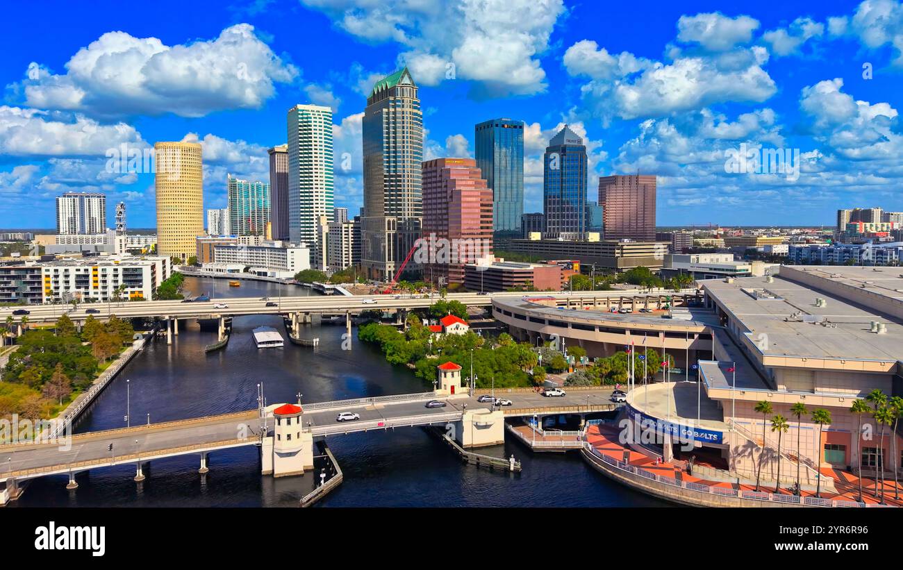 Tampa convention center aerial hi-res stock photography and images - Alamy