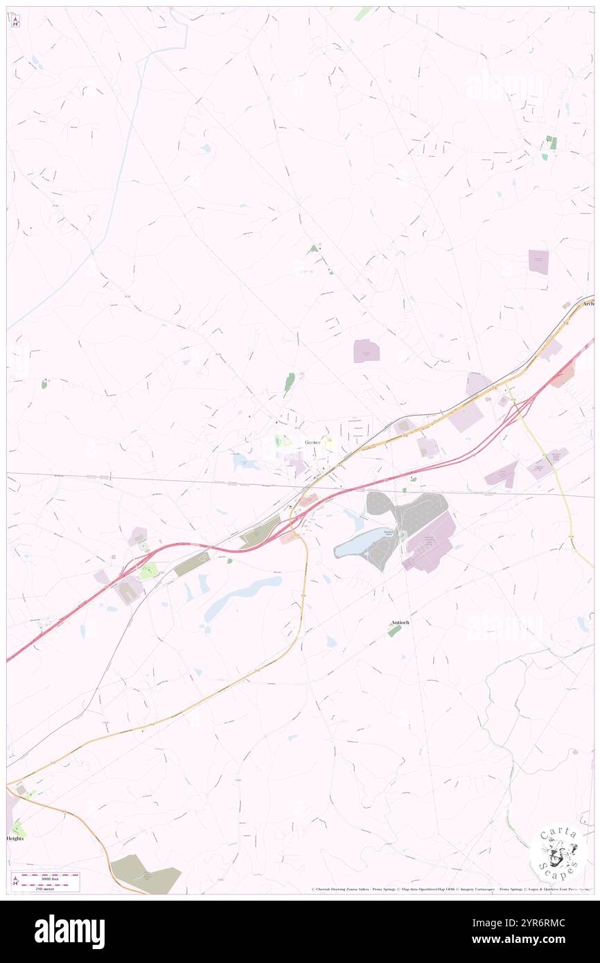 Town of Grover, Cleveland County, US, United States, North Carolina, N ...