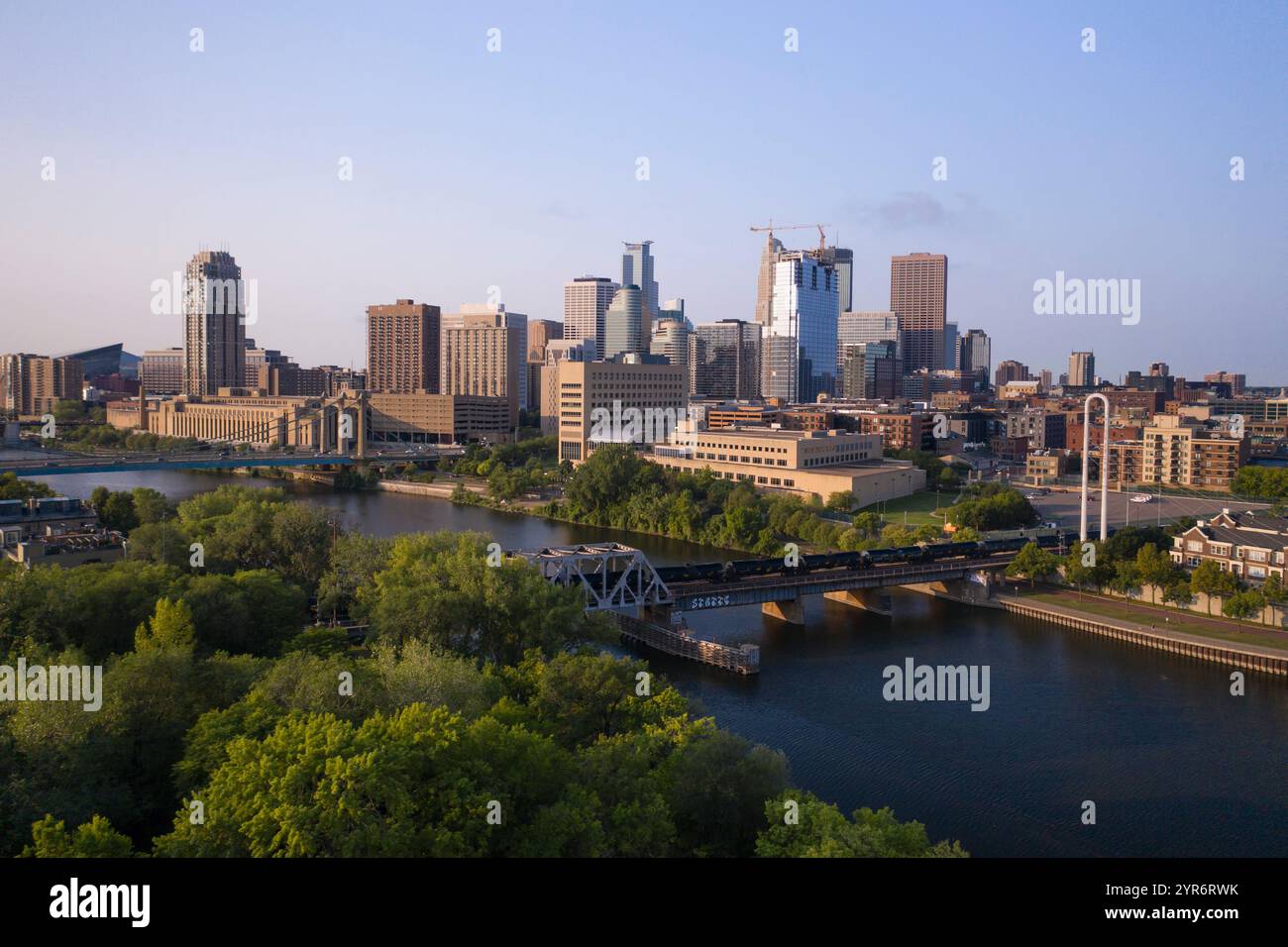 Downtown minneapolis aerial hi-res stock photography and images - Alamy