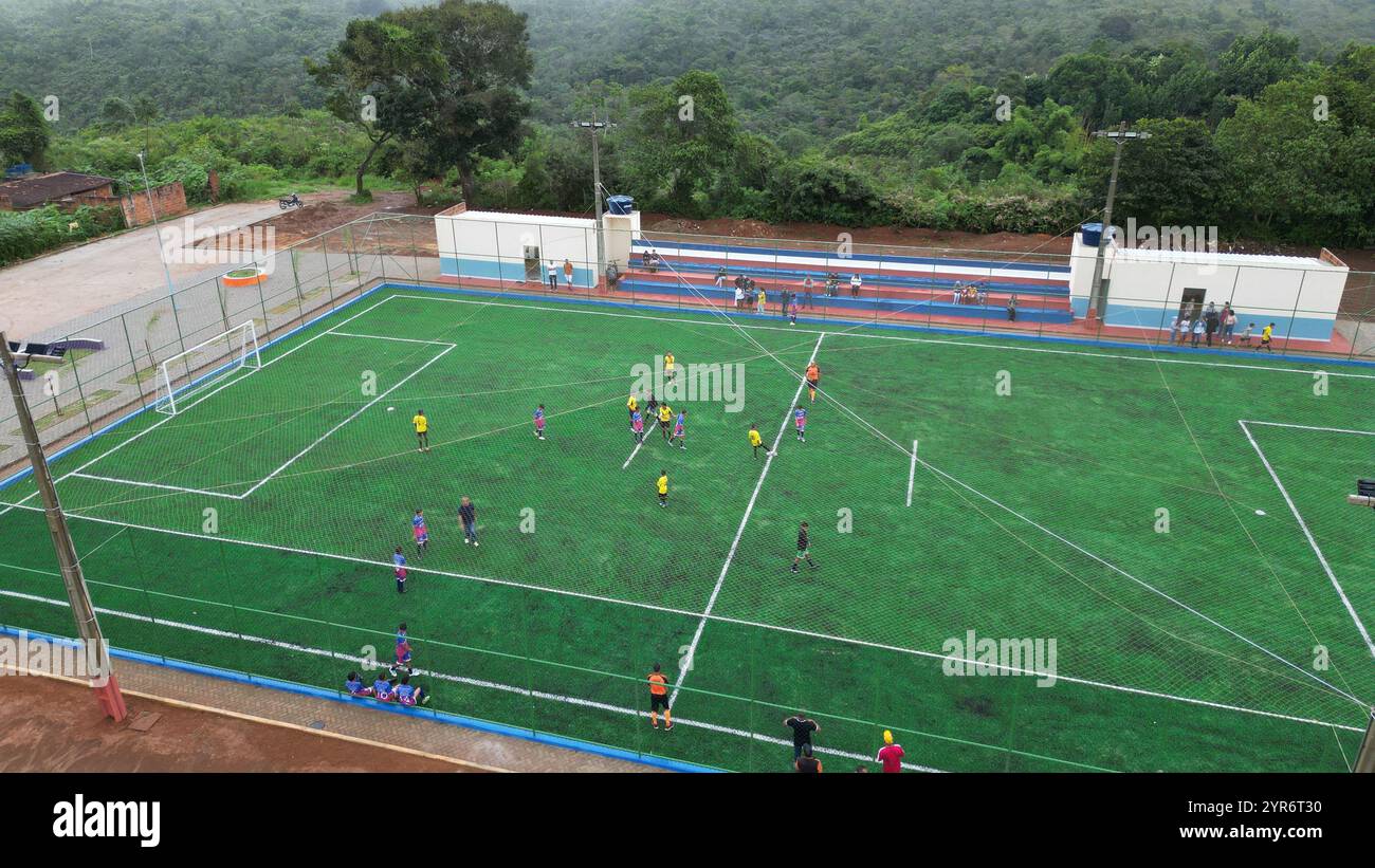 Brazil children playing soccer hi-res stock photography and images - Alamy