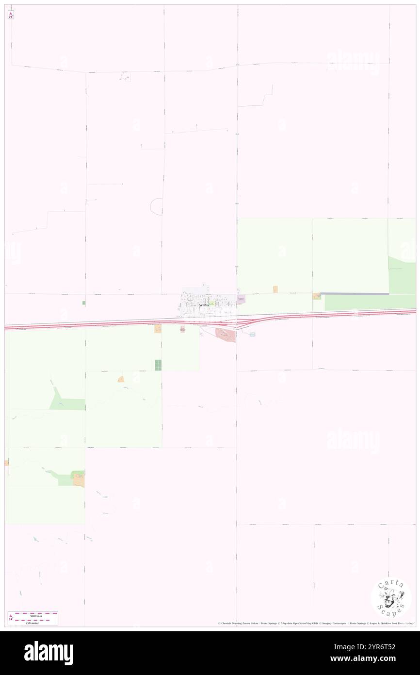 Town of Arriba, Lincoln County, US, United States, Colorado, N 39 17' 2 ...