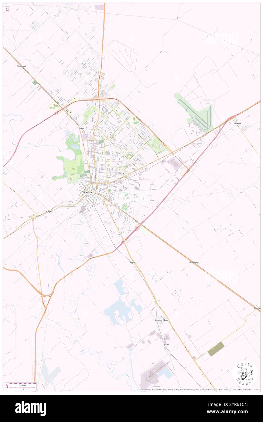 Victoria texas map Cut Out Stock Images & Pictures - Alamy