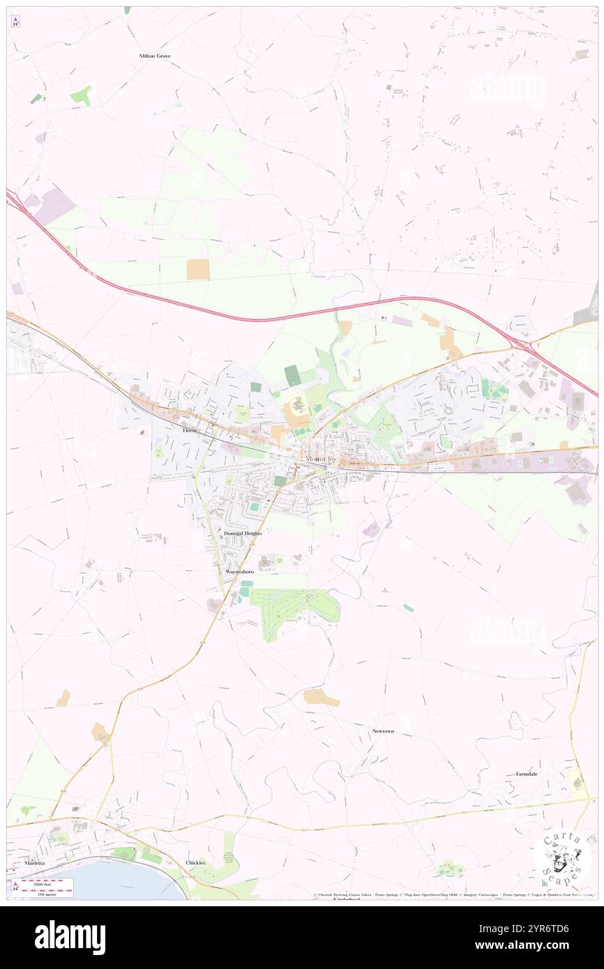Map of mount joy Cut Out Stock Images & Pictures - Alamy