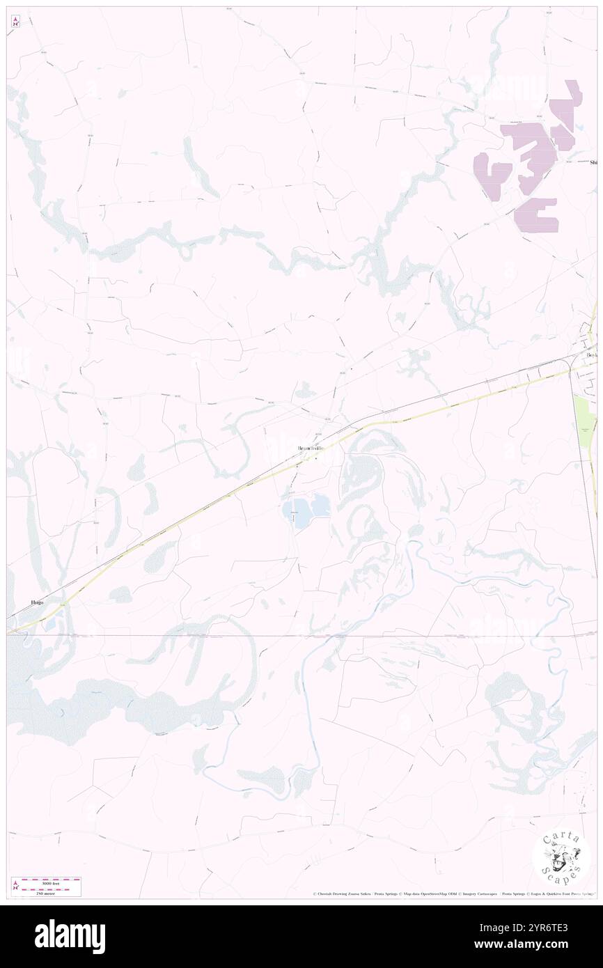 Map of branchville Cut Out Stock Images & Pictures - Alamy