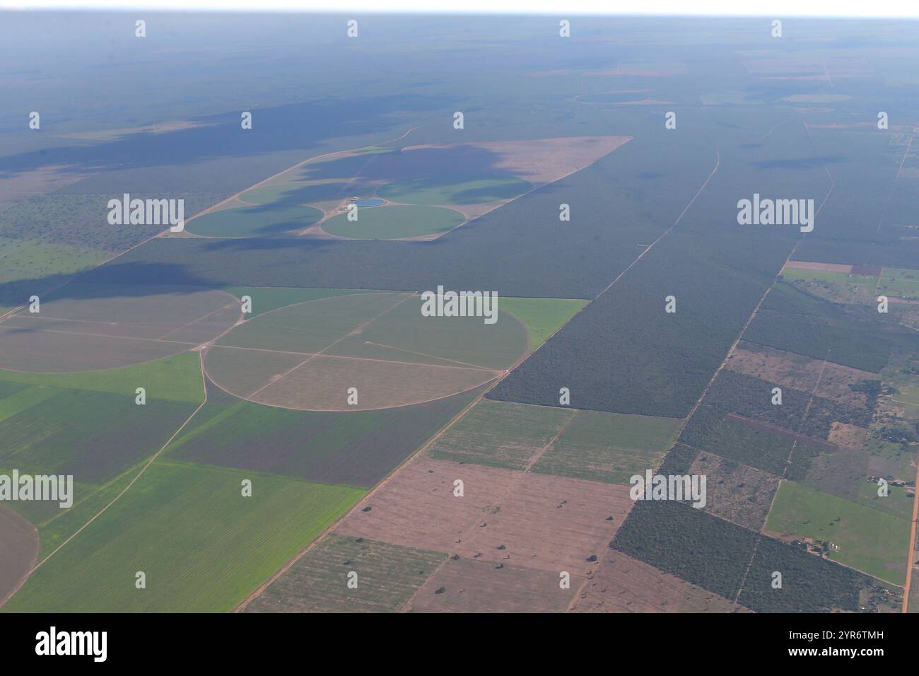 luiz eduardo magalhaes, bahia, brazil - november 30, 2024: aerial view ...