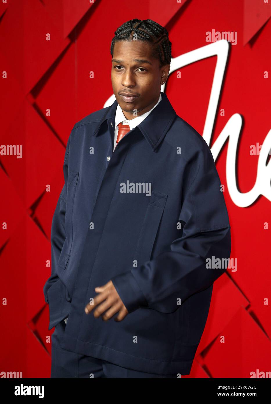 London, UK. 02nd Dec, 2024. ASAP Rocky attends The Fashion Awards 2024 ...