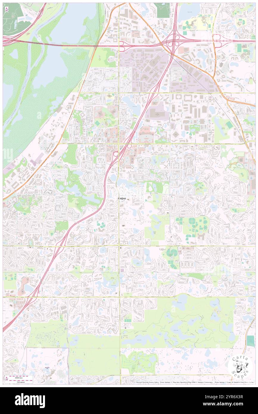 Map of eagan hi-res stock photography and images - Alamy