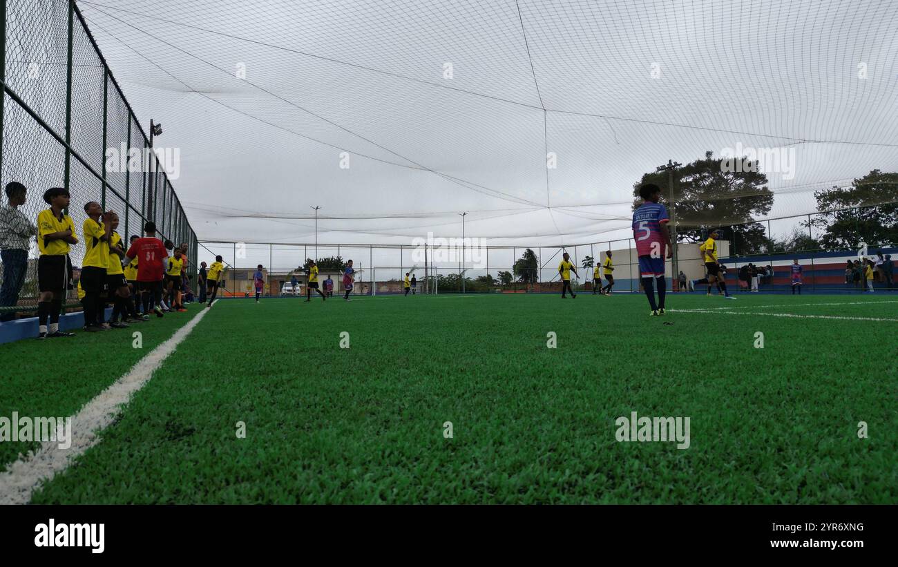 bonito, bahia, brazil - april 28, 2024: view of a football field with ...