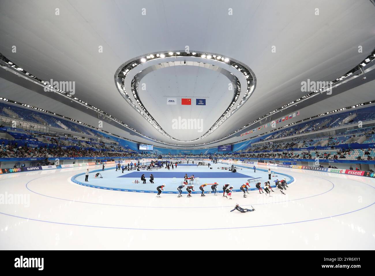 The women started the Group A competition collectively. Beijing,China ...