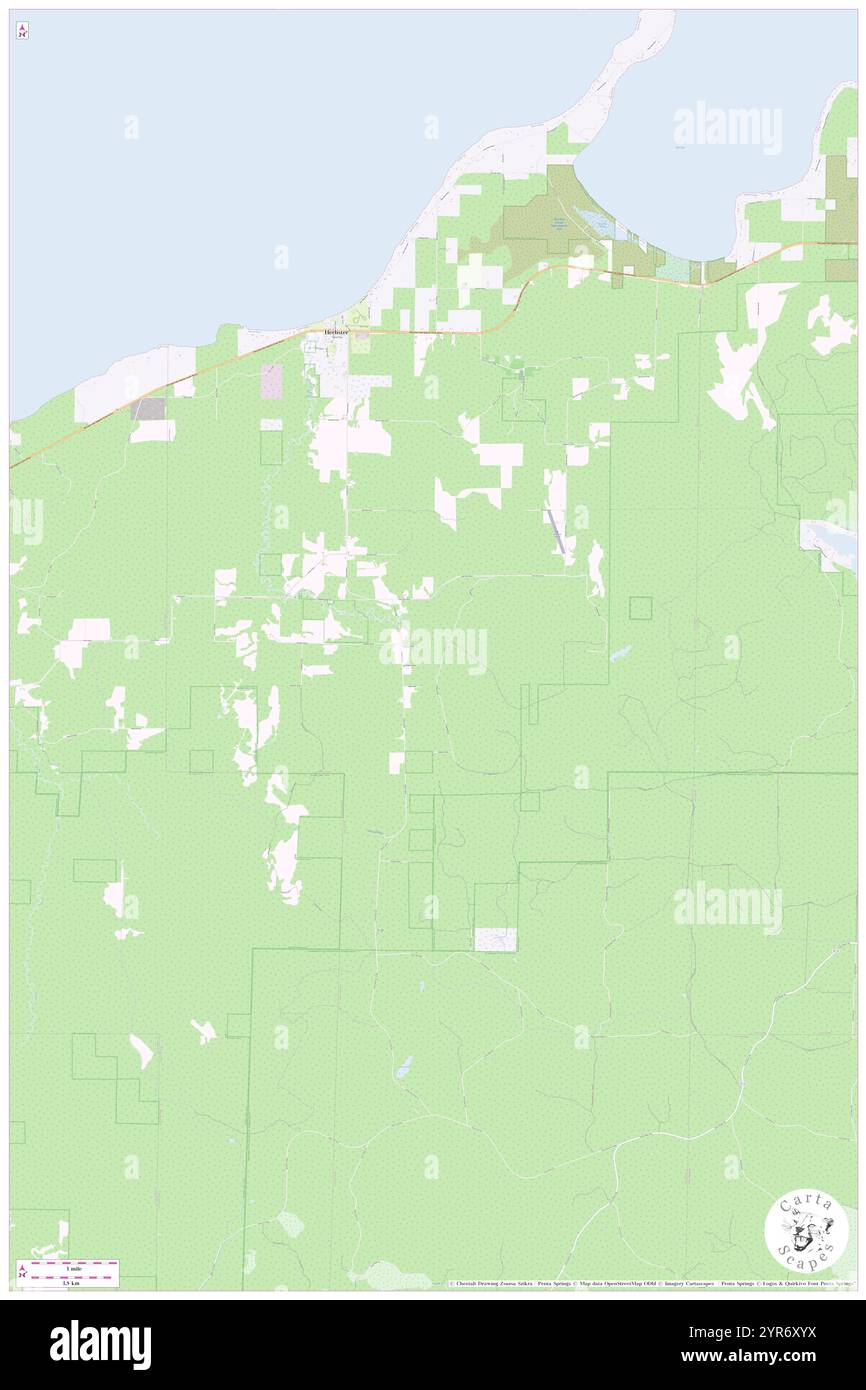 Town of Clover, Bayfield County, US, United States, Wisconsin, N 46 46 ...