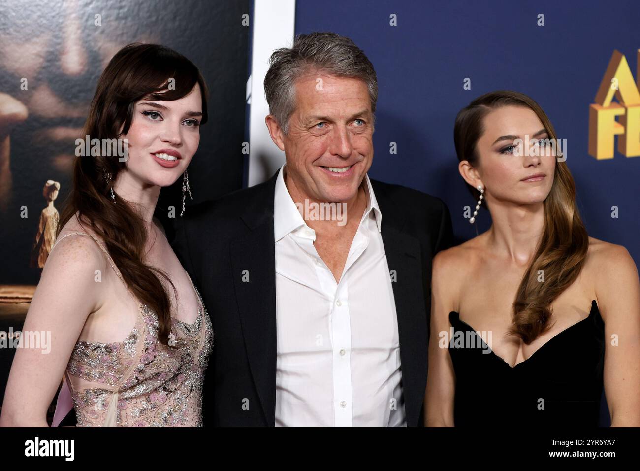 LOS ANGELES - OCT 24: Sophia Thatcher, Hugh Grant, Chloe East at the ...