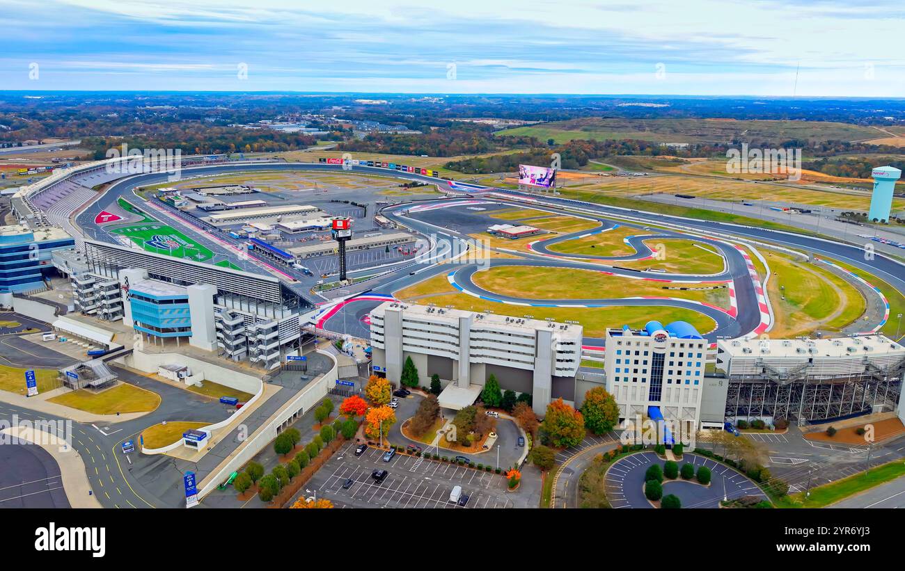 Charlotte motor speedway aerial hi-res stock photography and images - Alamy