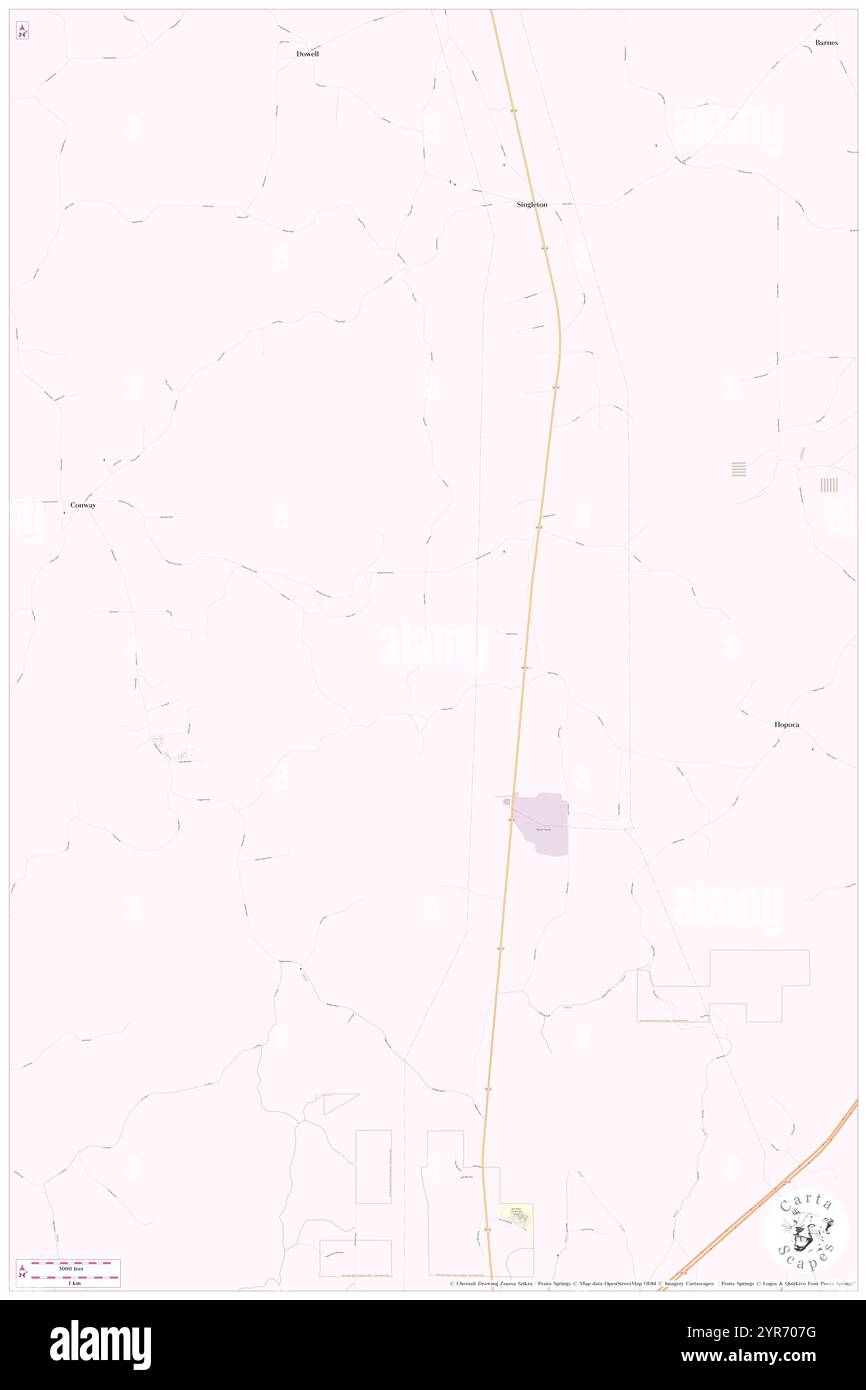 Leake county map hi-res stock photography and images - Alamy
