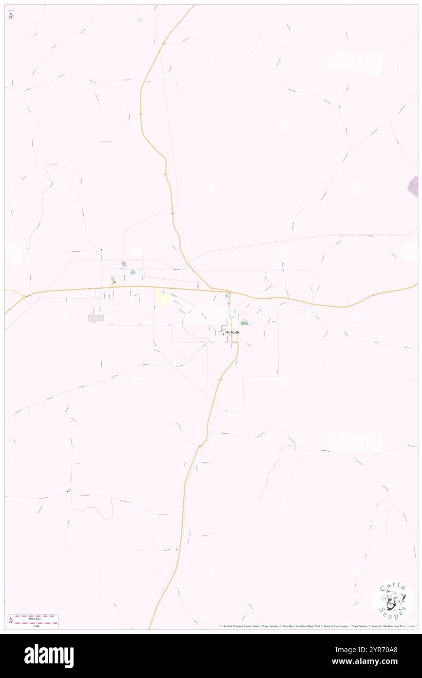 Town of De Kalb, Kemper County, US, United States, Mississippi, N 32 46 ...