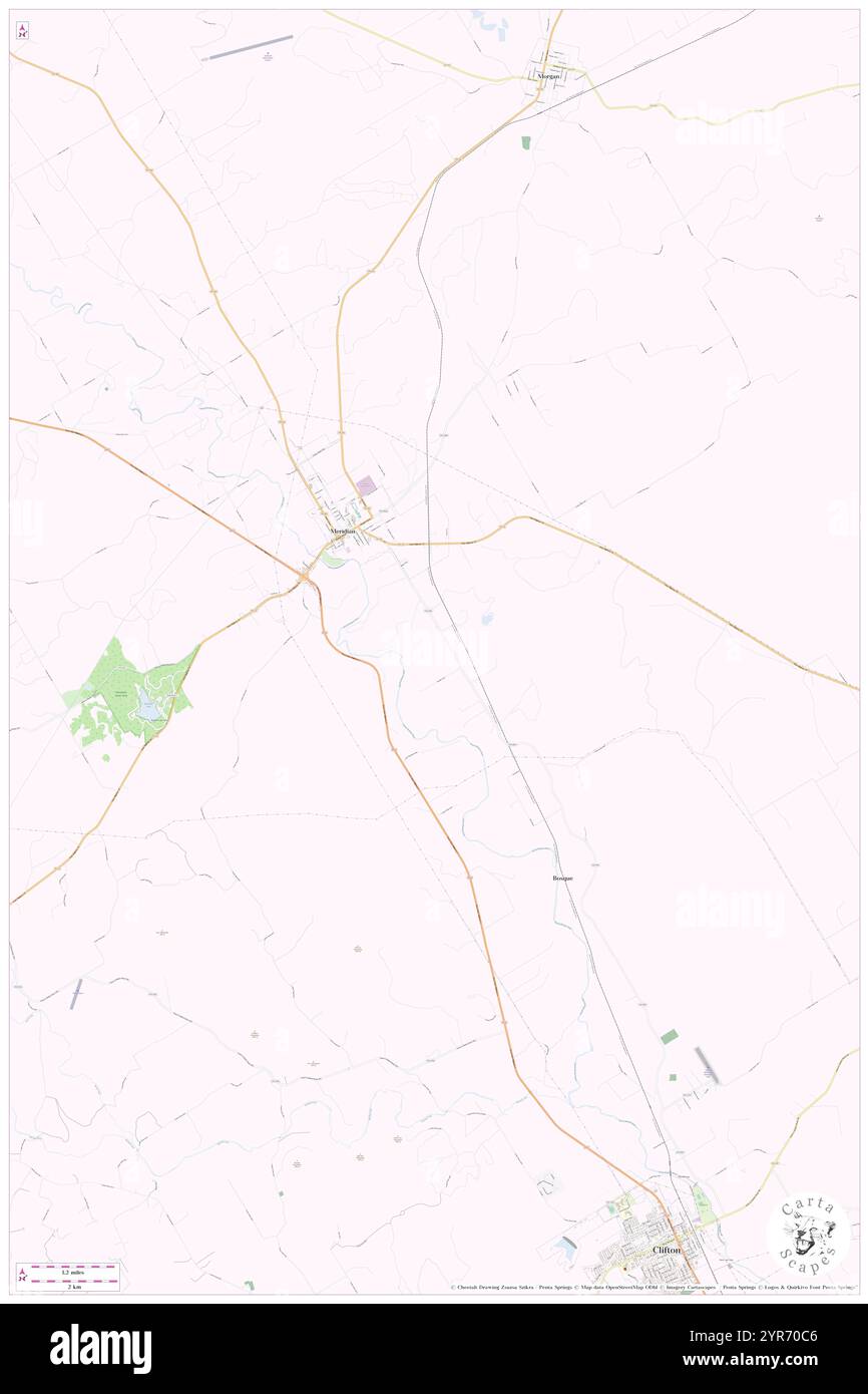 Bosque texas map Cut Out Stock Images & Pictures - Alamy