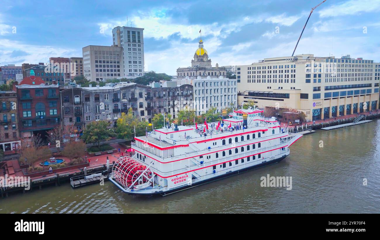 Georgia Queen Sightseeing boat in Savannah Georgia - SAVANNAH, GEORGIA ...