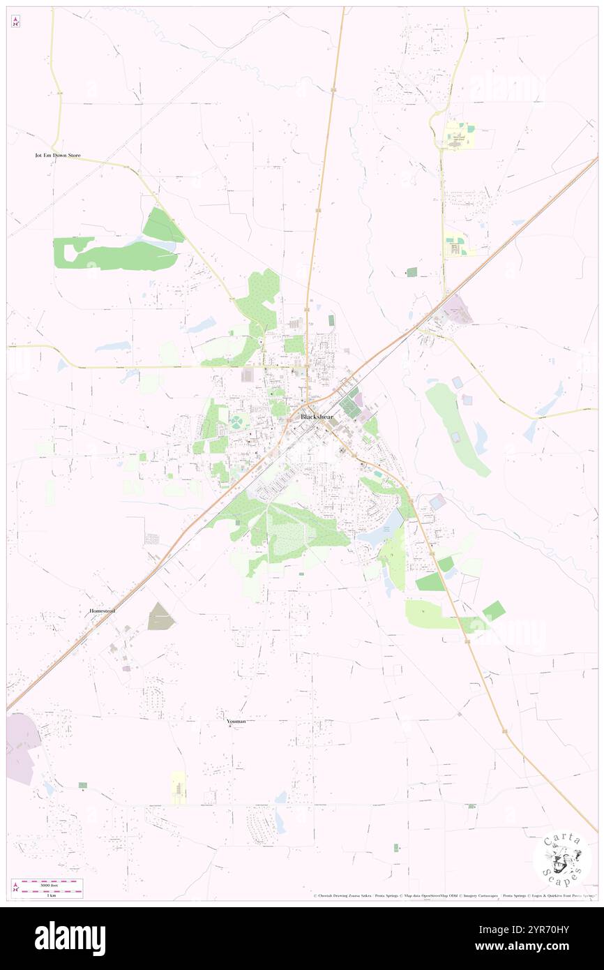 Blackshear georgia map Cut Out Stock Images & Pictures - Alamy