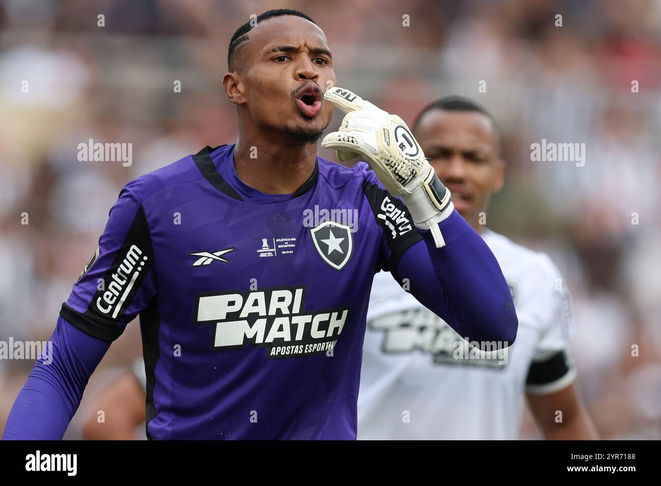 Buenos Aires, Argentina. 01st Dec, 2024. John Victor of Botafogo during ...