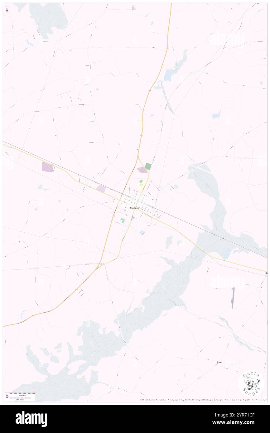 Clarkton map Cut Out Stock Images & Pictures - Alamy