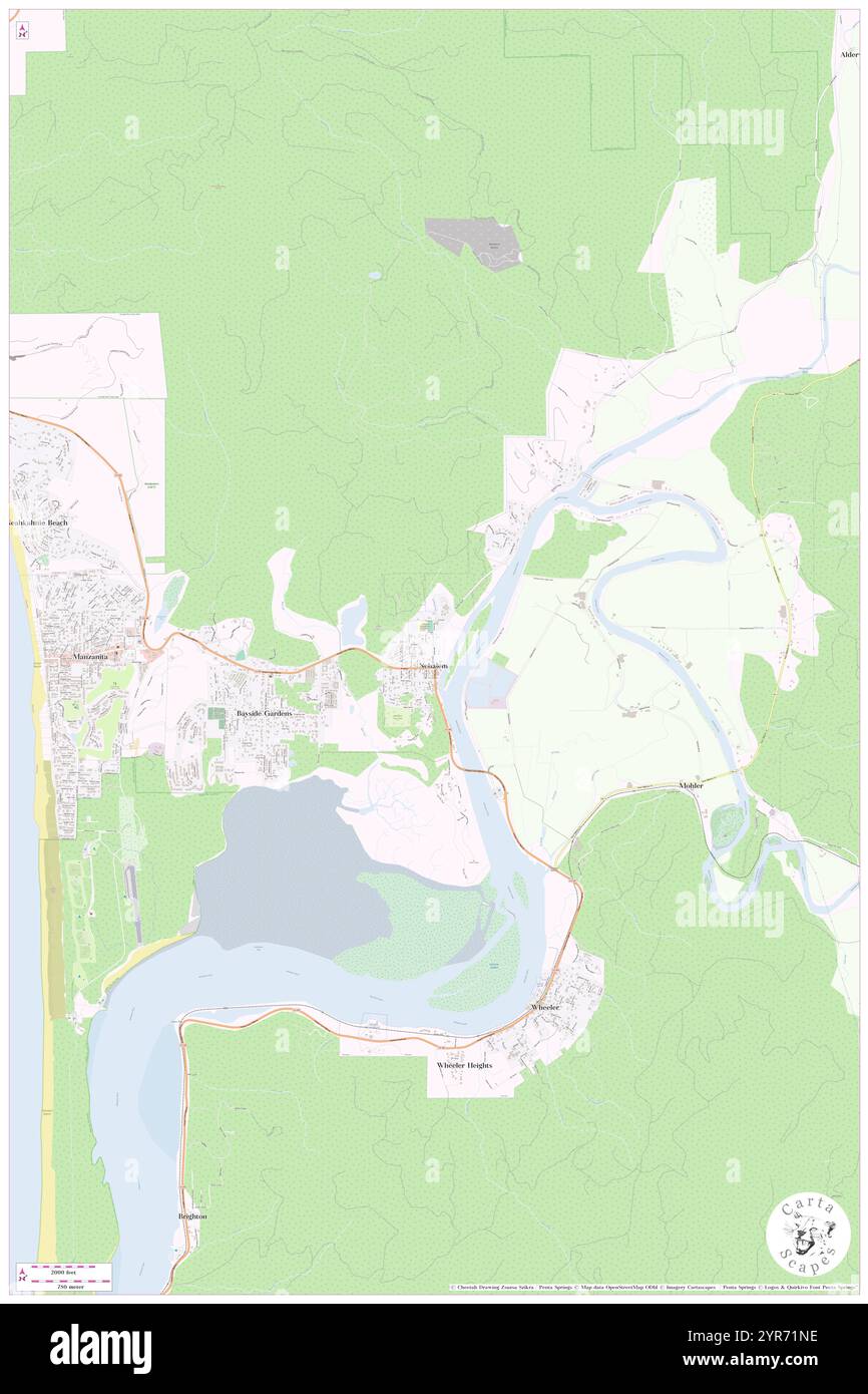 Nehalem map Cut Out Stock Images & Pictures - Alamy