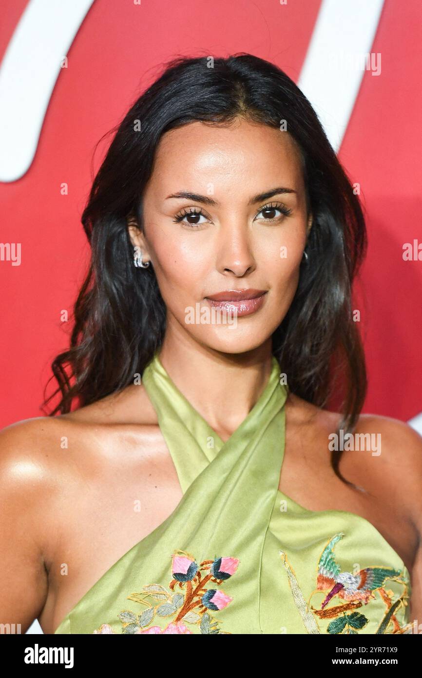 London, UK. 02nd Dec, 2024. Maya Jama attending The Fashion Awards 2024 ...