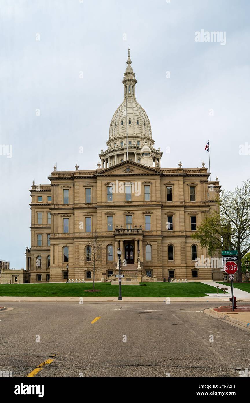Michigan state capitol building hi-res stock photography and images - Alamy