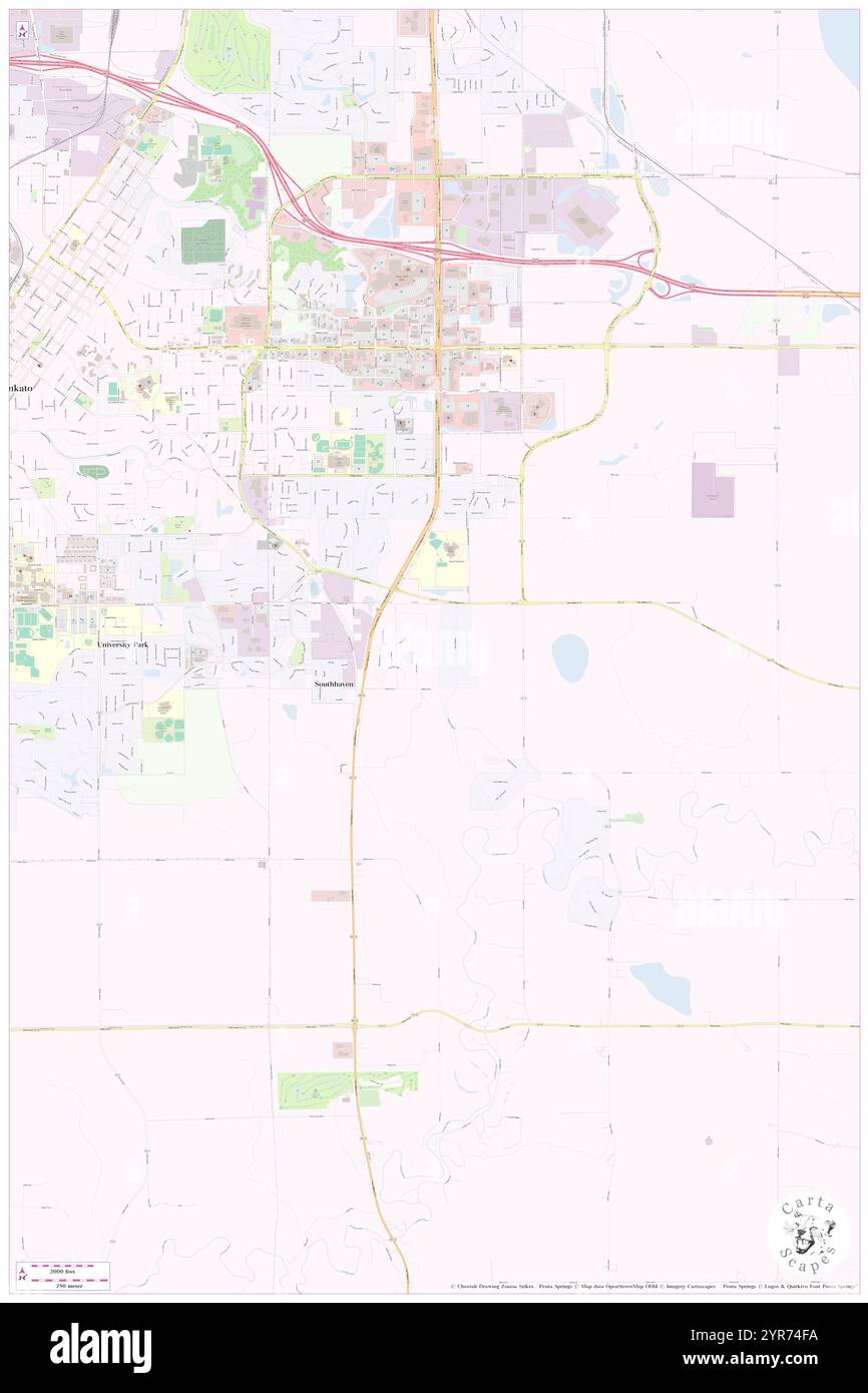 Township of Mankato, Blue Earth County, US, United States, Minnesota, N ...