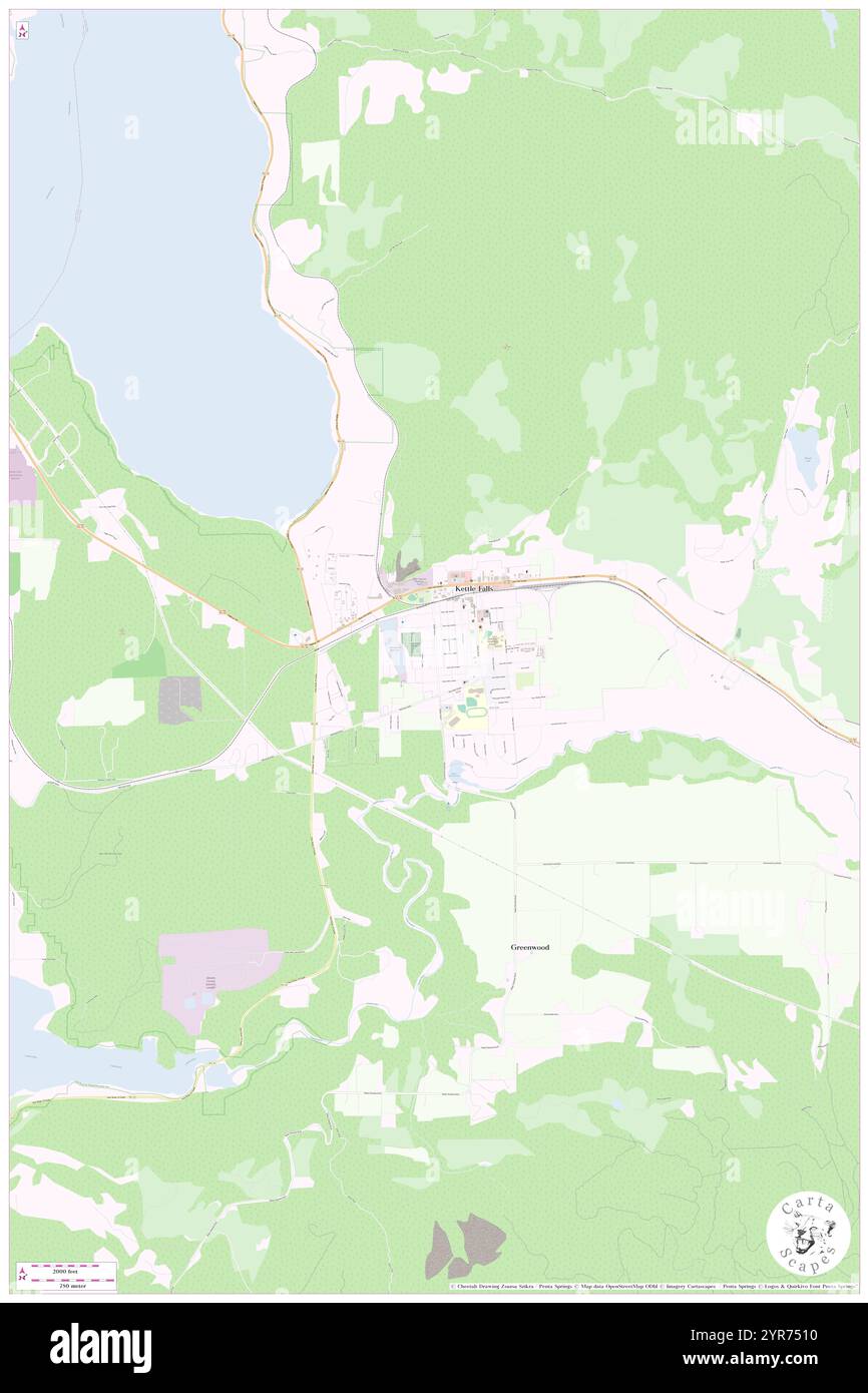 Kettle falls map Cut Out Stock Images & Pictures - Alamy