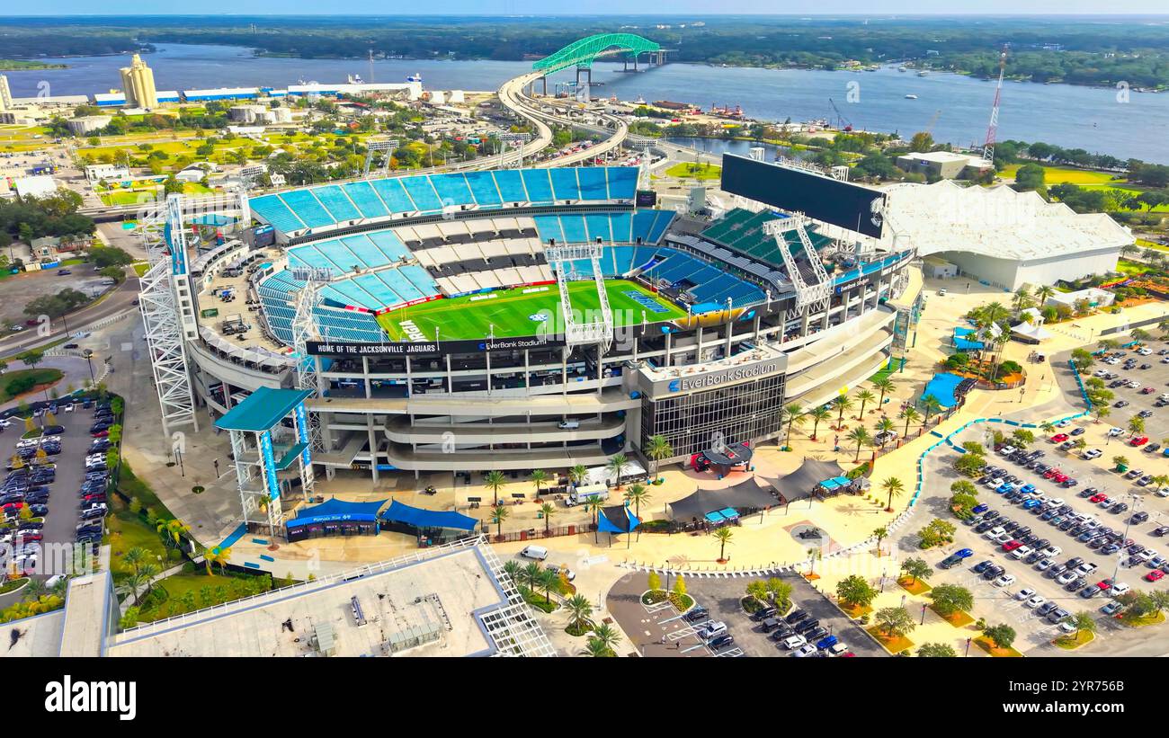 Everbank stadium aerial view hi-res stock photography and images - Alamy