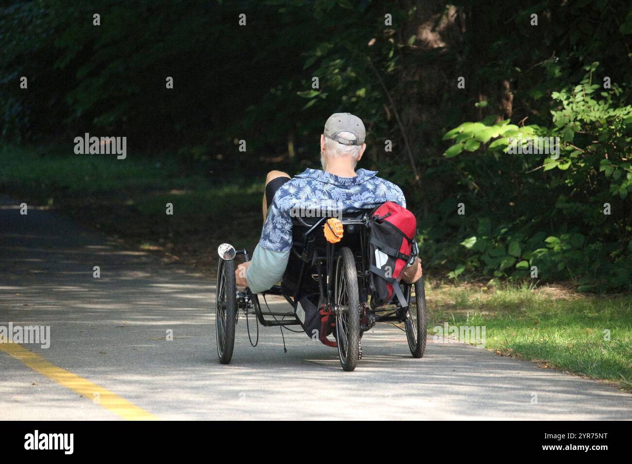 Recumbent and bike and horizontal hi-res stock photography and images ...