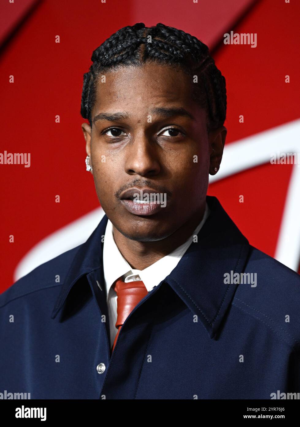 London, UK. December 2nd, 2024. Editorial Use Only. ASAP Rocky arriving ...