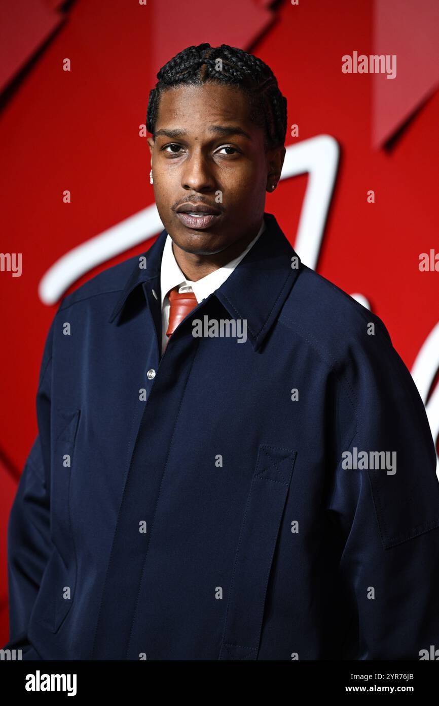 London, UK. December 2nd, 2024. Editorial Use Only. ASAP Rocky arriving ...