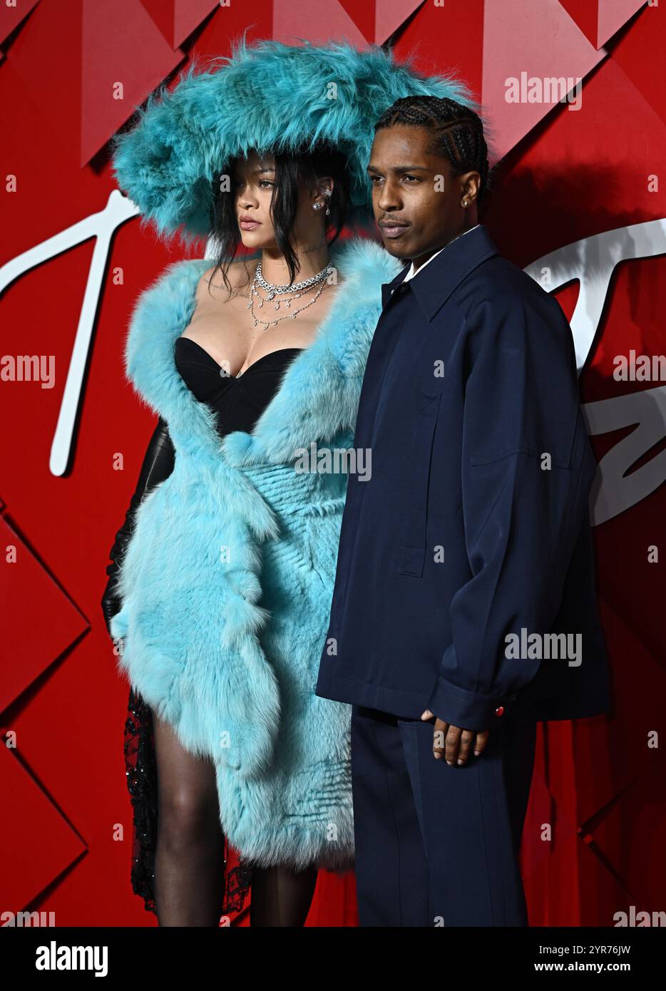 London, UK. December 2nd, 2024. Editorial Use Only. Rihanna and ASAP ...