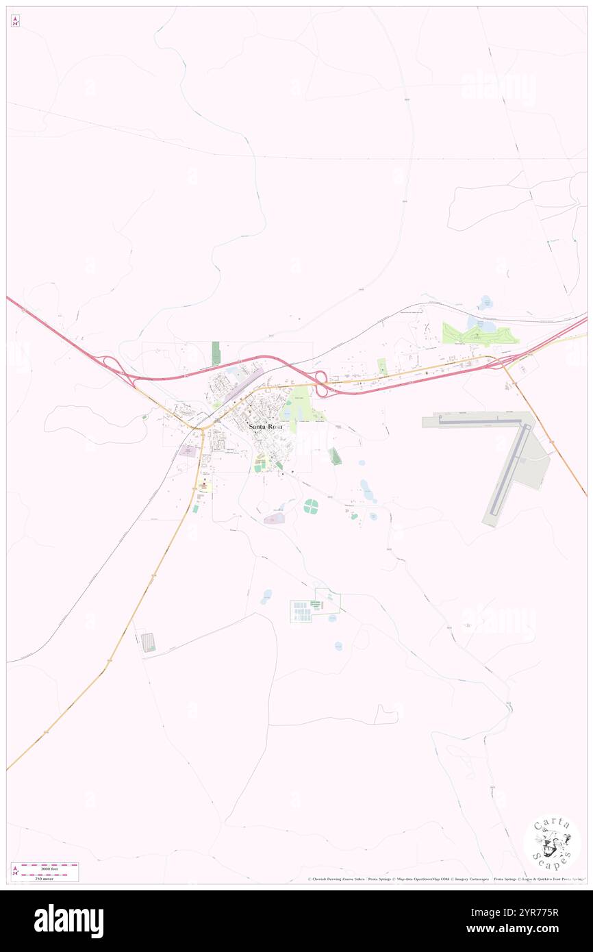 Santa rosa new mexico map Cut Out Stock Images & Pictures - Alamy