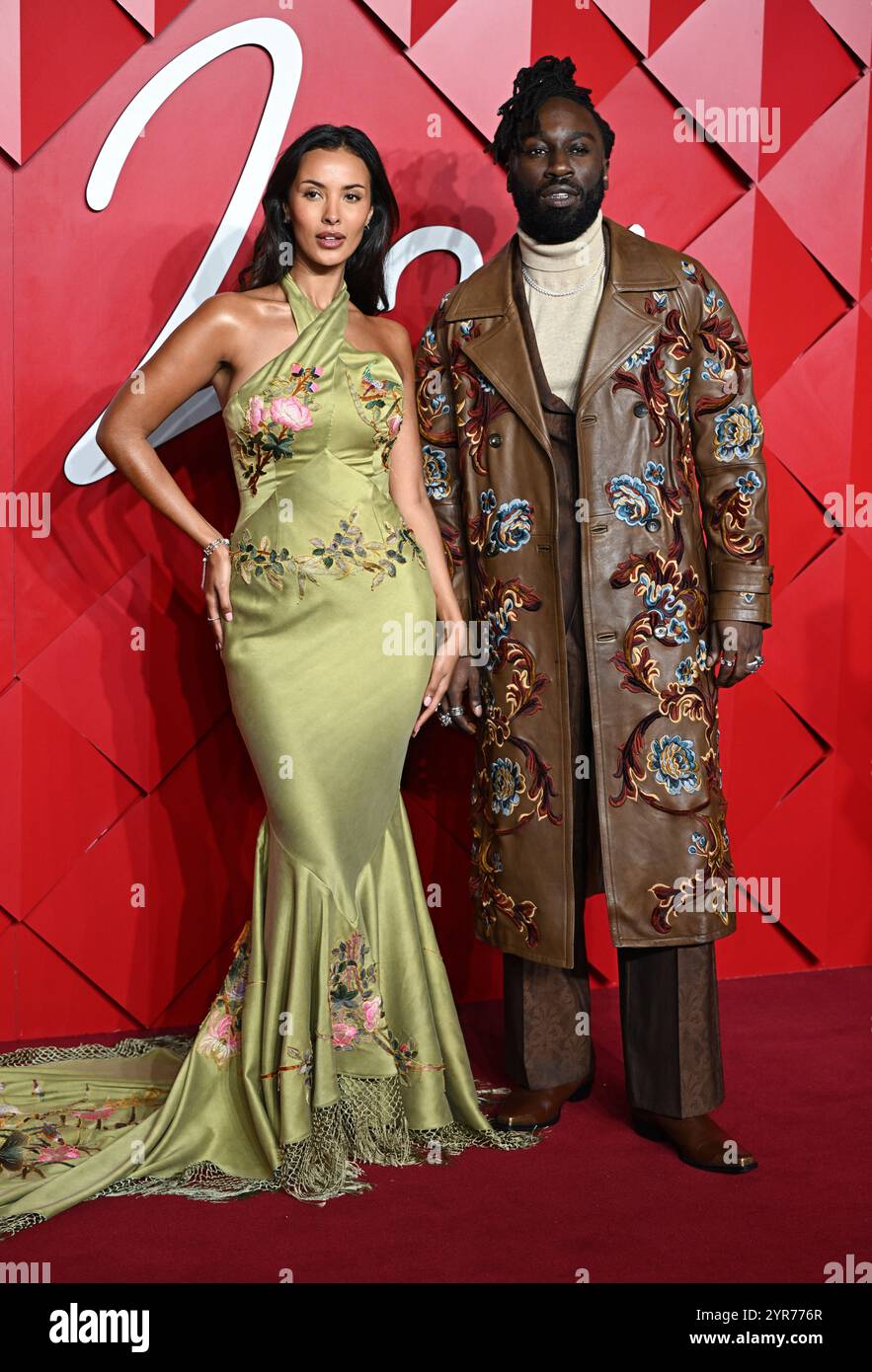 London, UK. December 2nd, 2024. Editorial Use Only. Maya Jama and Kojey ...