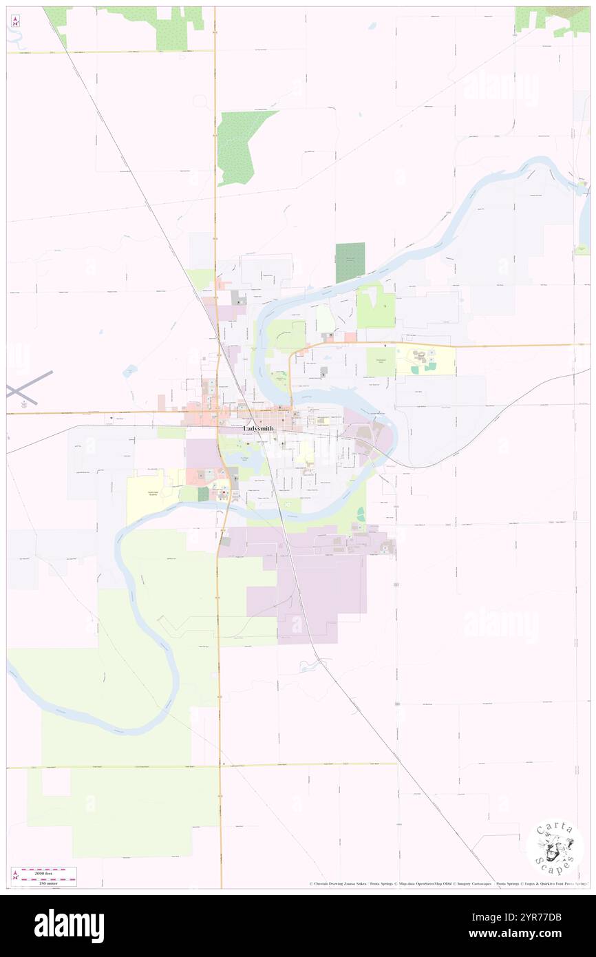 Ladysmith map Cut Out Stock Images & Pictures - Alamy