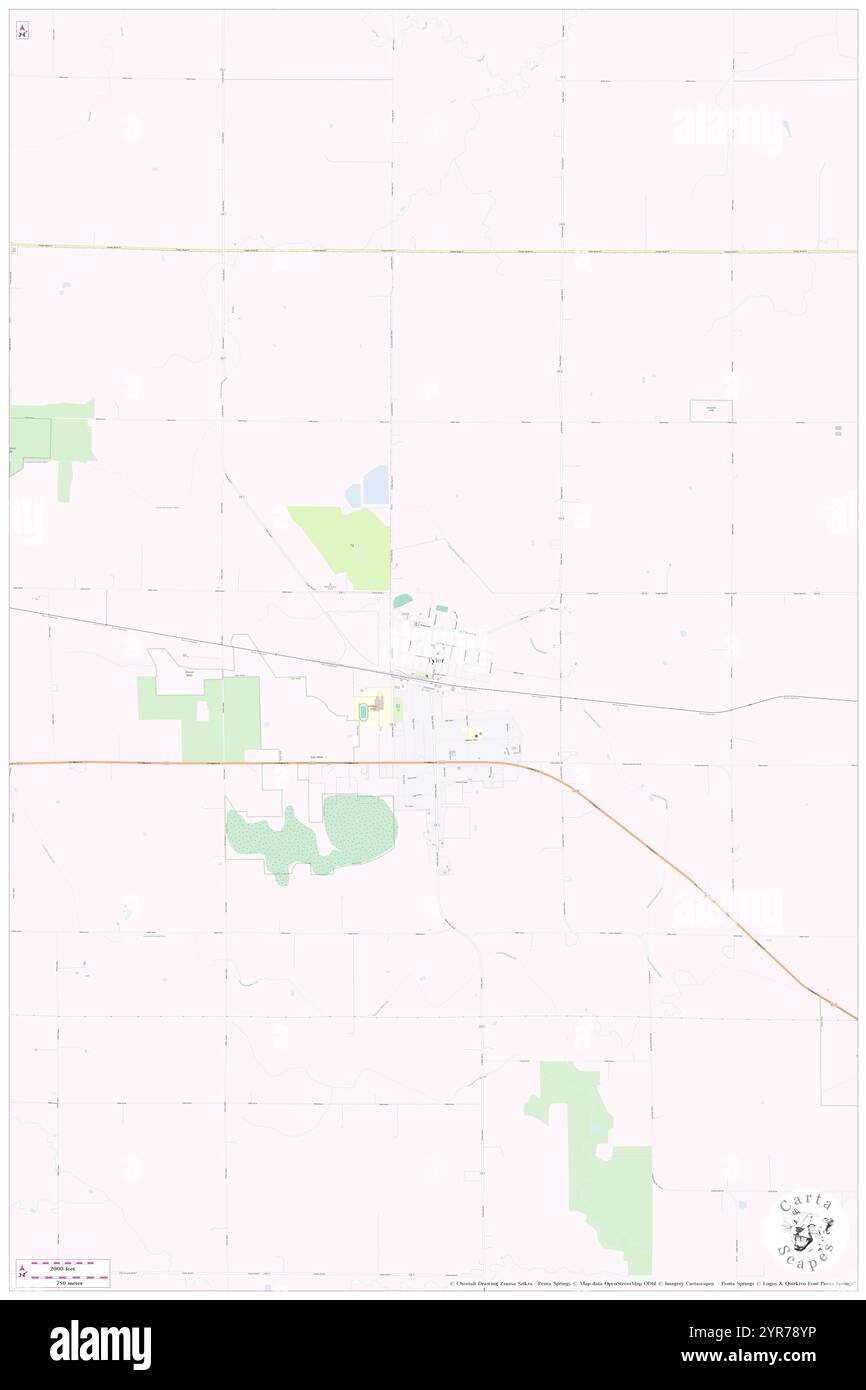 Tyler minnesota map hi-res stock photography and images - Alamy