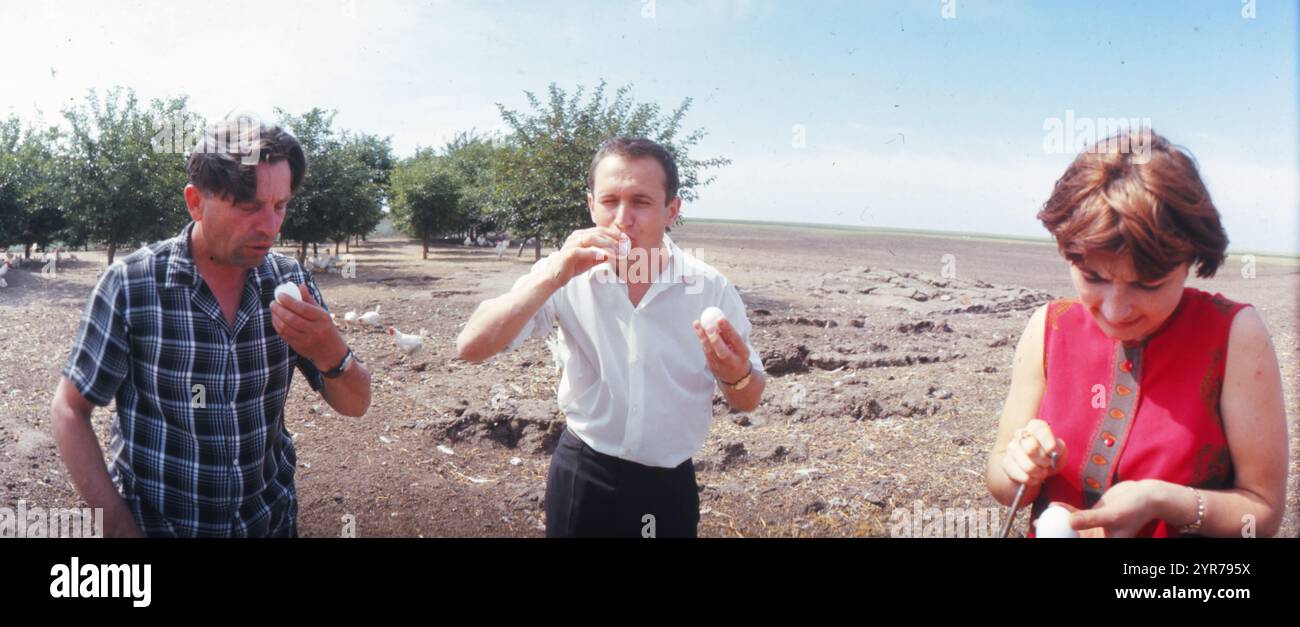 Yuri Bezmenov, in center, a Soviet KGB agent, Photographed in Russia ...