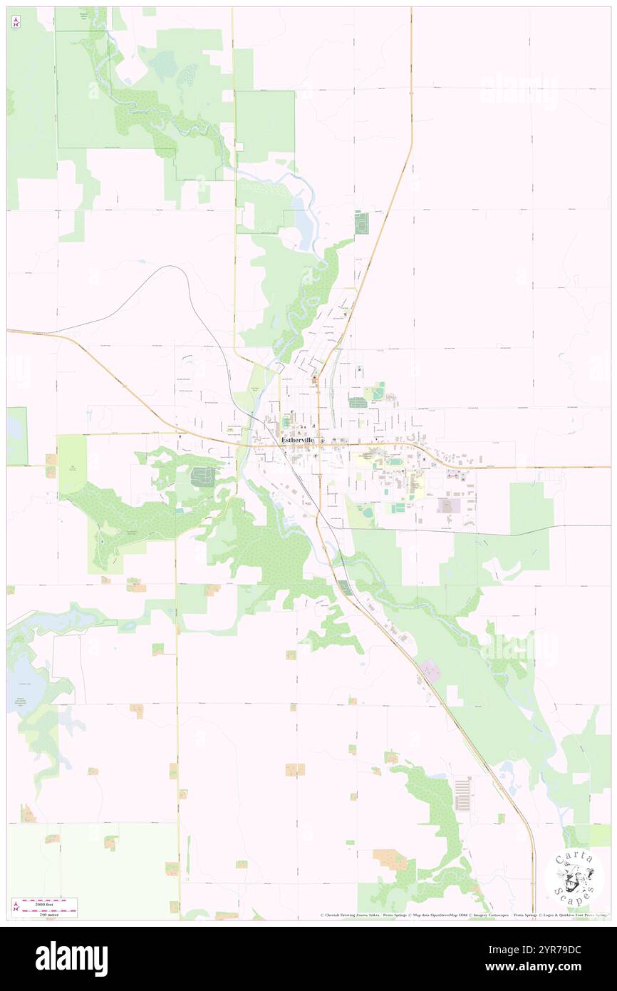 Estherville iowa map Cut Out Stock Images & Pictures - Alamy