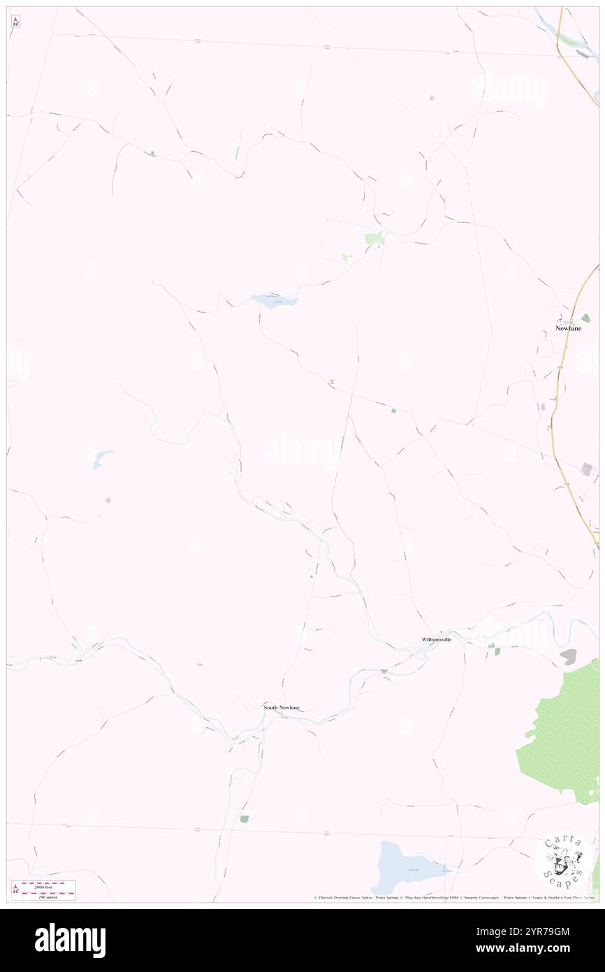 Newfane map Cut Out Stock Images & Pictures - Alamy