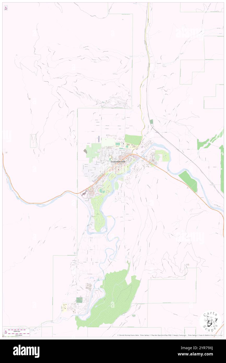 City of Leavenworth, Chelan County, US, United States, Washington, N 47 ...