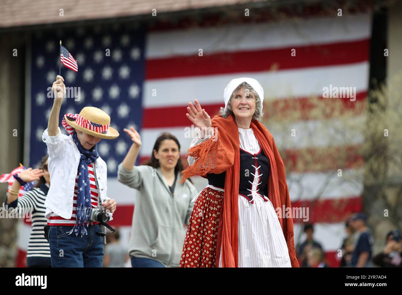 Patriots Day Parade held in Lexington, MA Stock Photo - Alamy