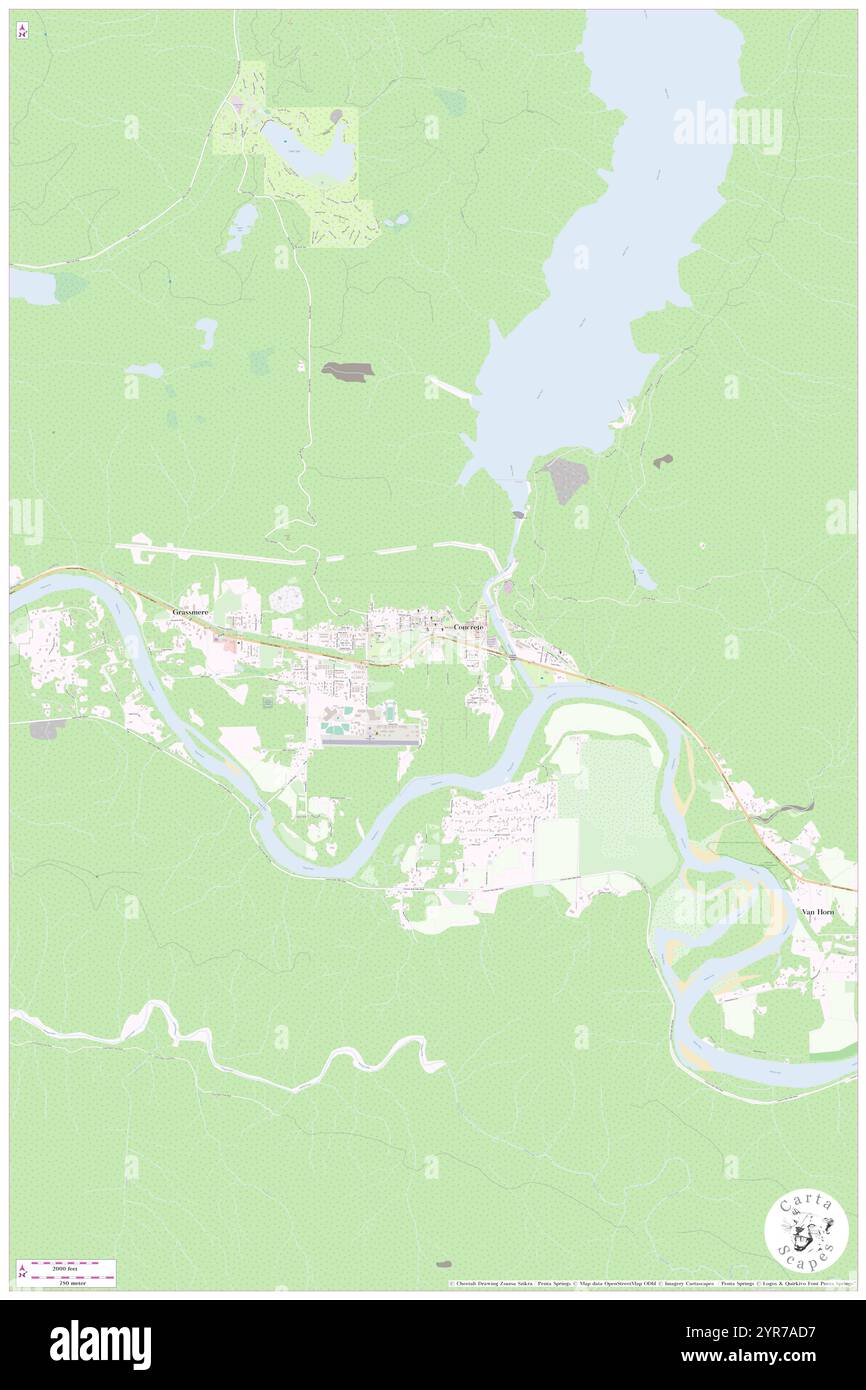 Map of concrete washington Cut Out Stock Images & Pictures - Alamy