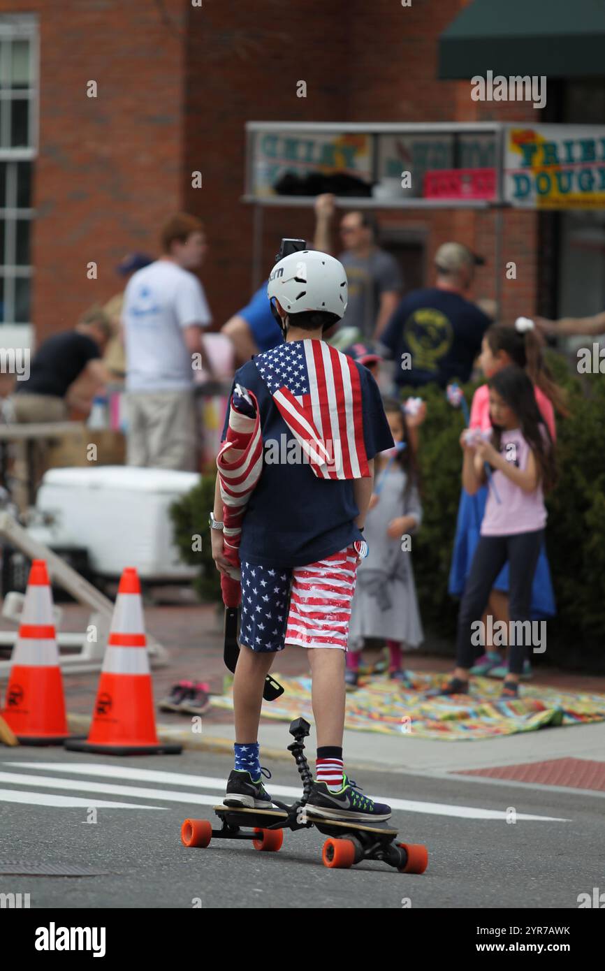 Patriots Day Parade, Lexington, MA Stock Photo - Alamy