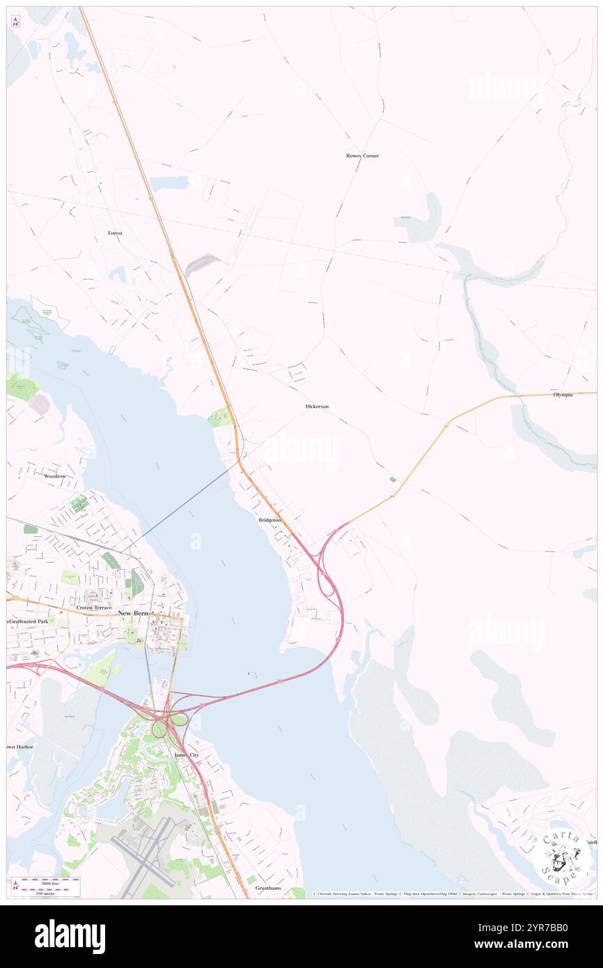 Map of bridgeton Cut Out Stock Images & Pictures - Alamy