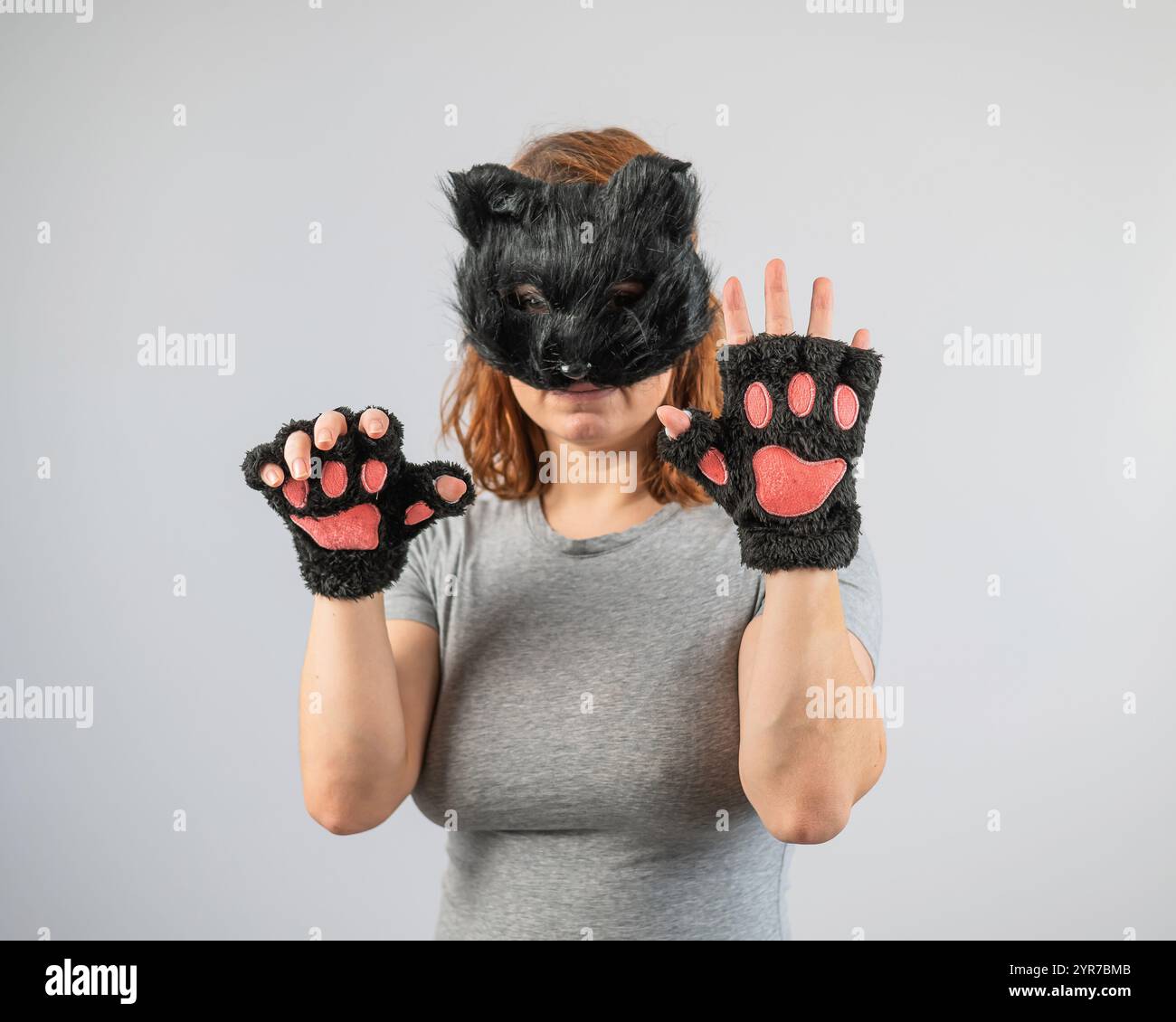 Quadrober girl in cat hi-res stock photography and images - Alamy