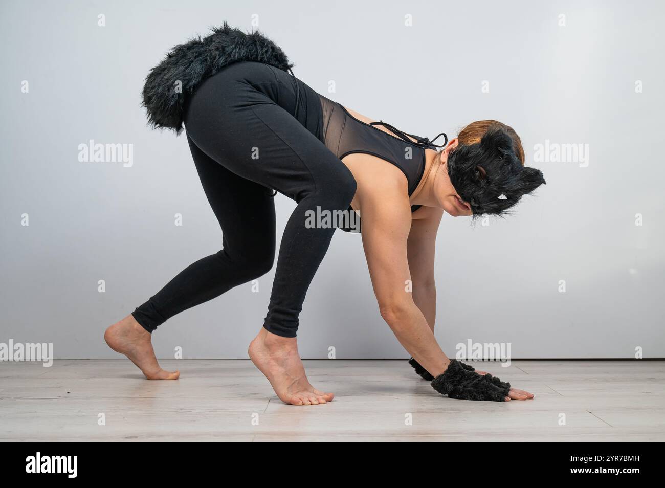 Quadrober girl in cat hi-res stock photography and images - Alamy