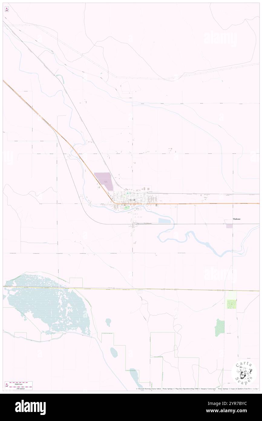Merrill oregon map Cut Out Stock Images & Pictures - Alamy
